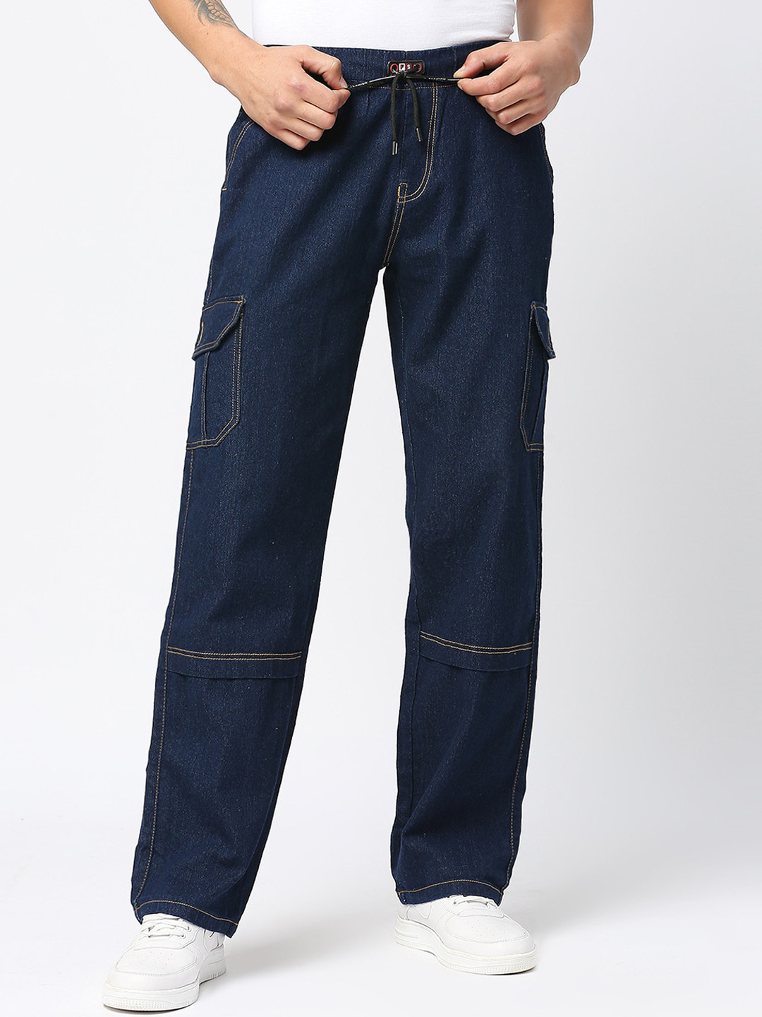 Buy HJ HASASI Men Relaxed Fit Mid Rise Clean Look Stretchable Jeans ...