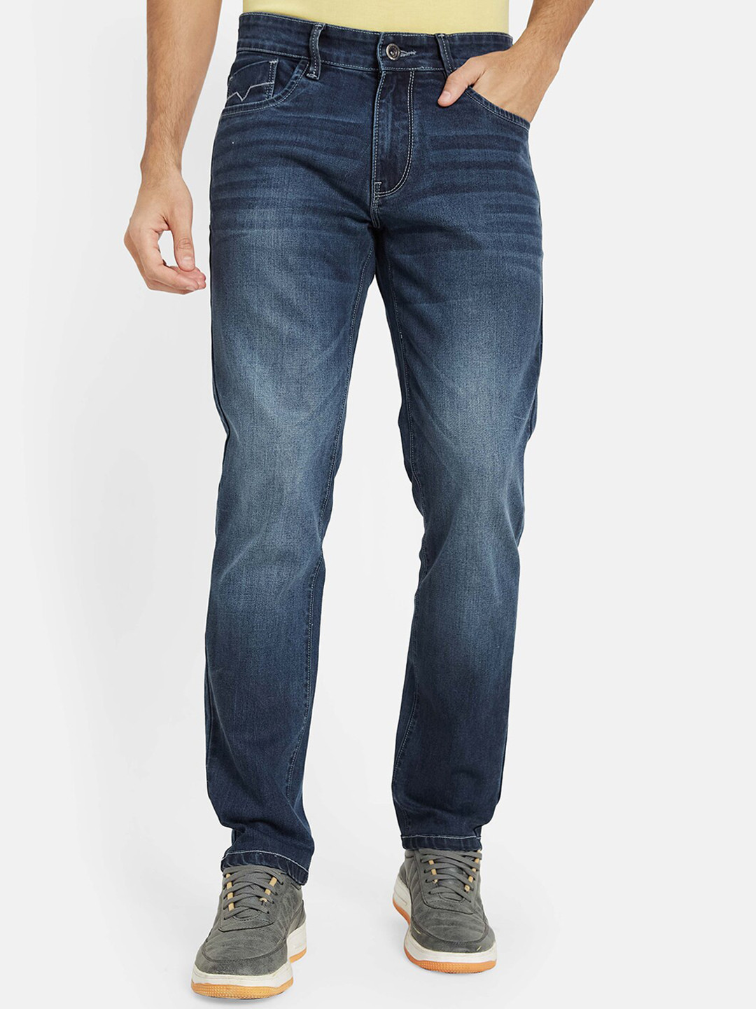 Buy Octave Men Heavy Fade Clean Look Cotton Jeans - Jeans for Men ...