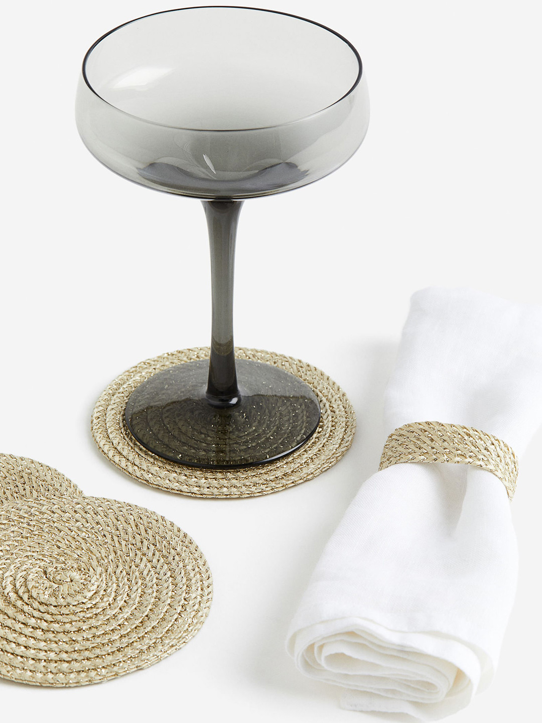 Buy H&M Gold Toned 4 Pack Coasters - Coasters for Unisex 25483462 | Myntra