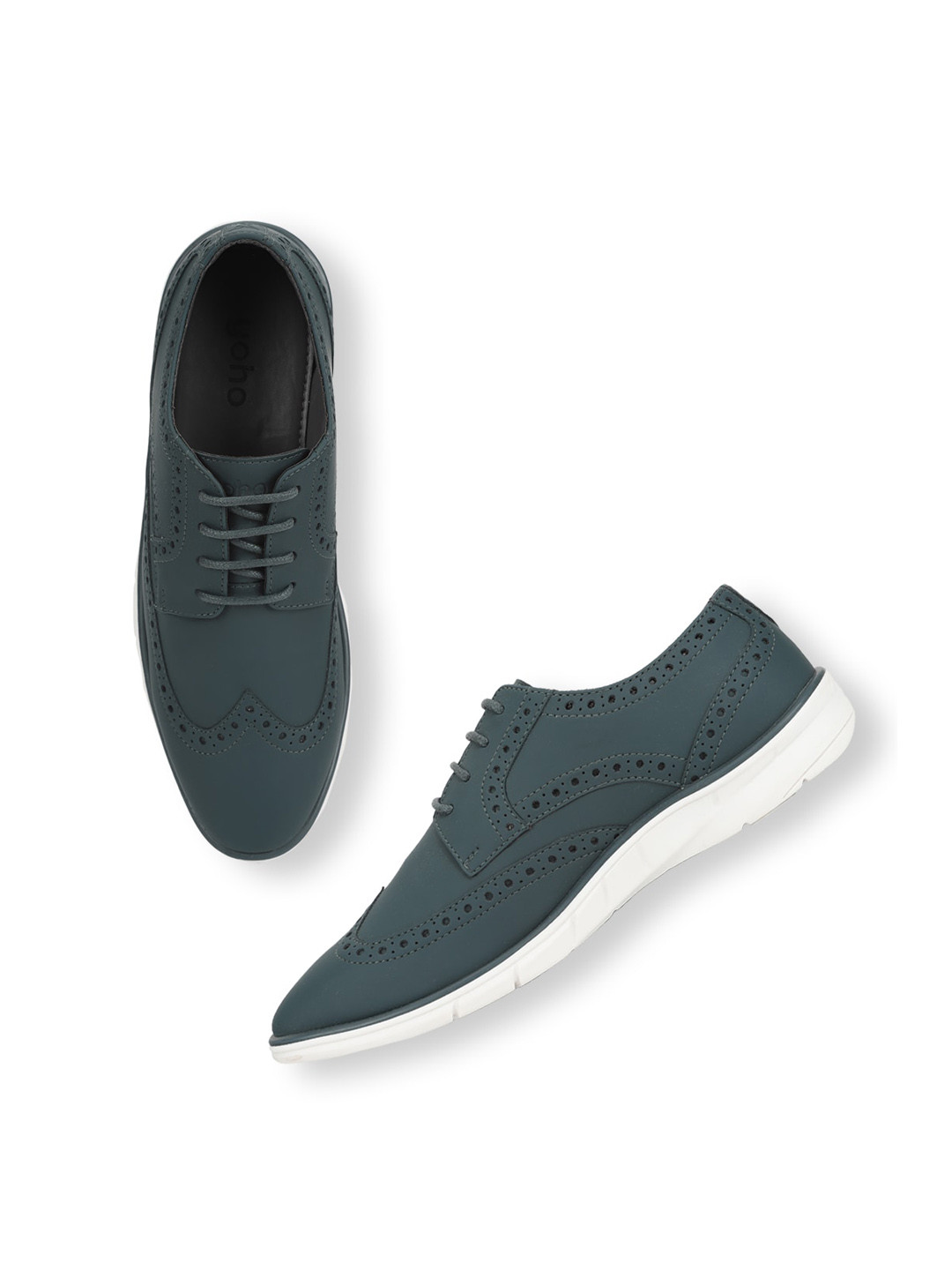 Buy Yoho Men Brogue Perforated Sneaker - Casual Shoes for Men 25498306 ...