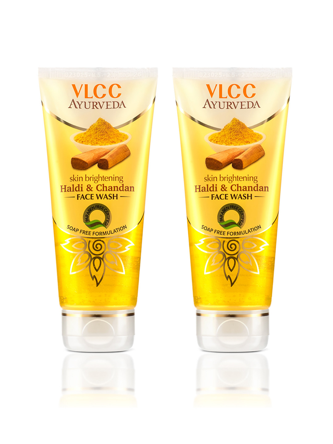 Buy VLCC Set Of 2 Ayurveda Skin Brightening Haldi & Chandan Soap Free ...