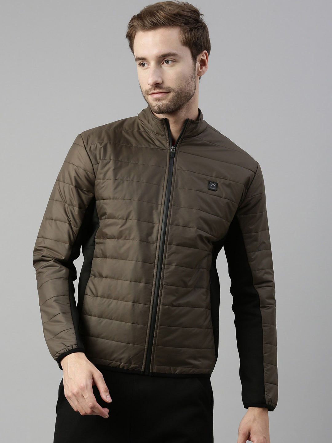 Buy Proline Mock Collar Padded Jacket - Jackets for Men 25510996 | Myntra