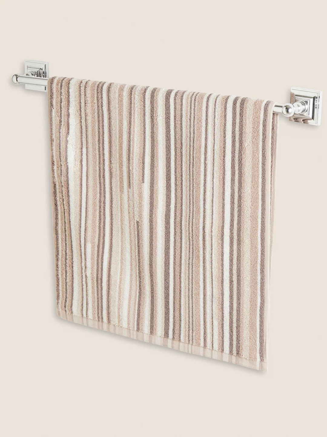 Buy Marks & Spencer Brown Pure Cotton 550 GSM Bath Towel - Bath Towels ...