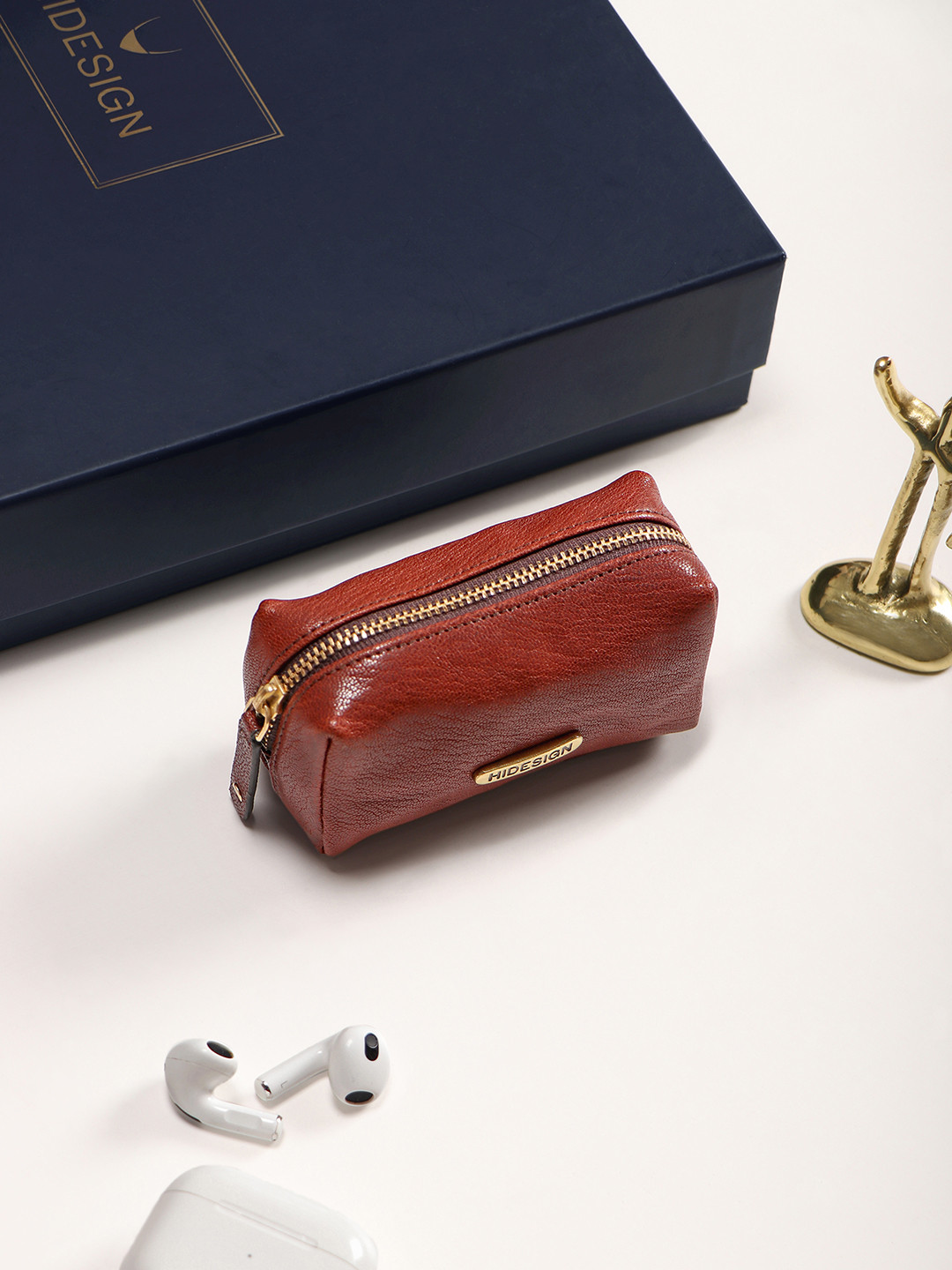 Buy Hidesign Women's Brown Goat Leather Casual Coin Pouch - Travel ...