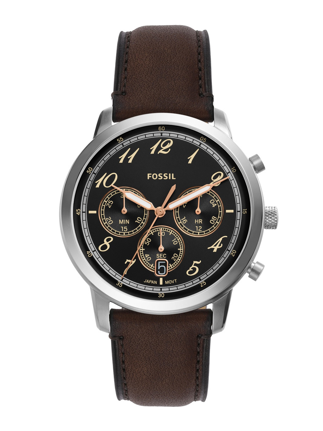Buy Fossil Men Leather Straps Analogue Watch FS6024 - Watches for Men ...