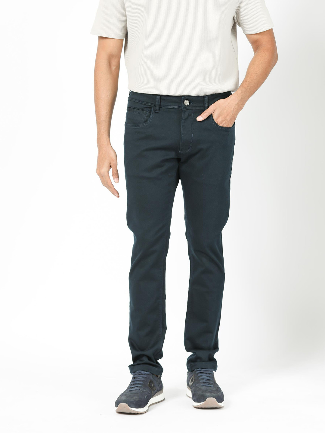 Buy RARE RABBIT Men Essen Slim Fit Mid Rise Stretchable Jeans - Jeans ...