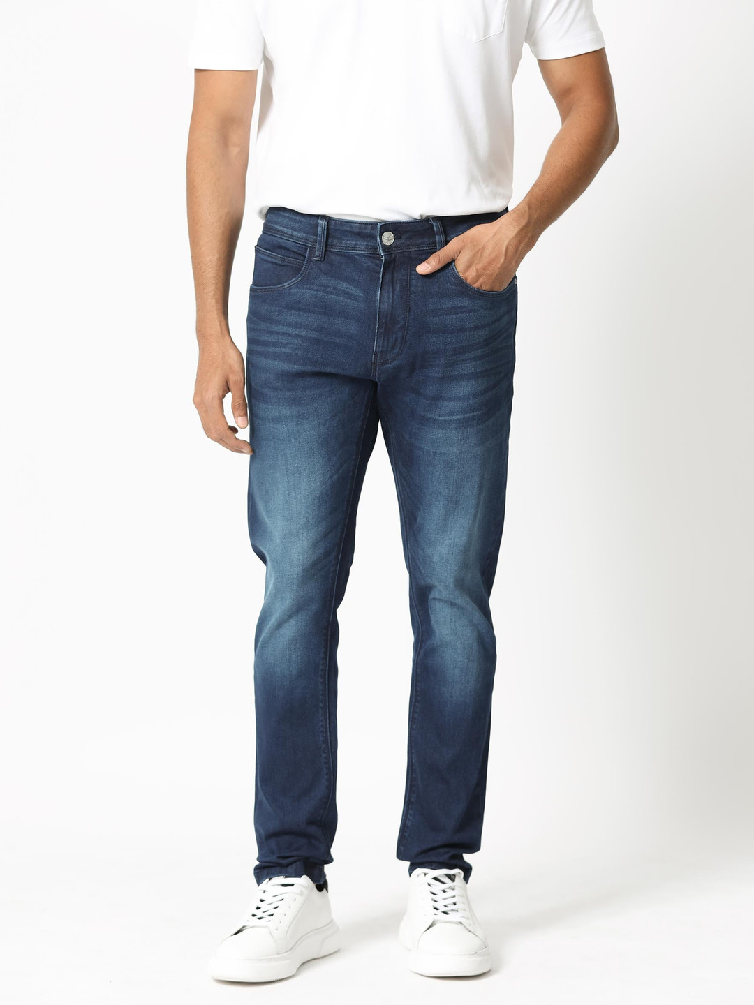 Buy RARE RABBIT Men Night Slim Fit Mid Rise Stretchable Jeans - Jeans ...