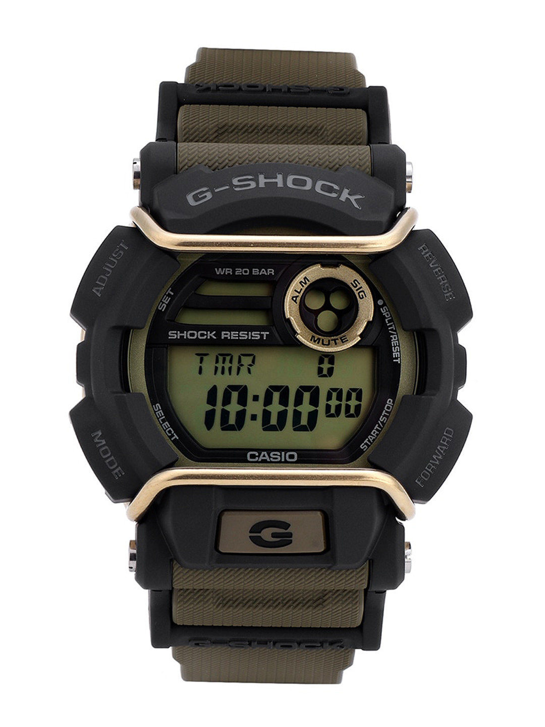 Buy CASIO Men G Shock GD 400 9SDR Digital Dial Matte Brown Resin Strap ...