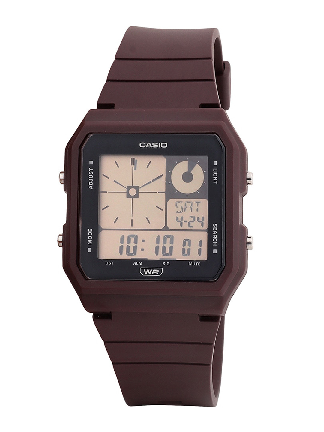 Buy CASIO Unisex Rubber Straps Analogue Chronograph Watch D313 ...