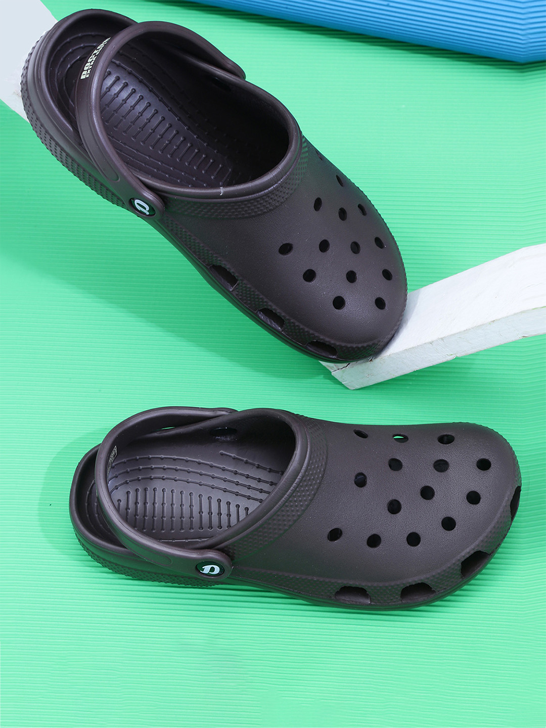 Buy DOCTOR EXTRA SOFT Men Brown Croslite Clogs - Flip Flops for Men ...