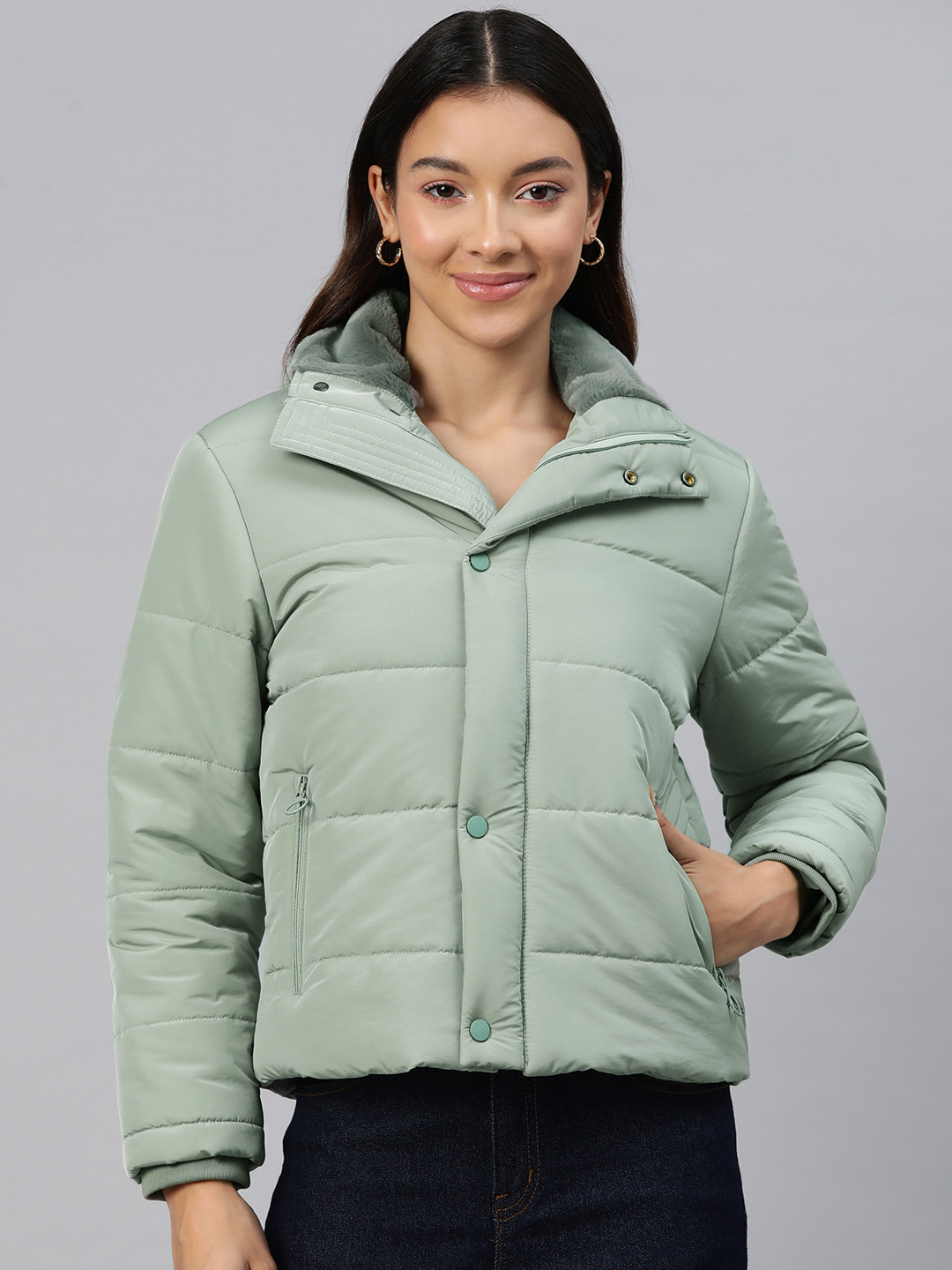 Buy Foreign Culture By Fort Collins Padded Jacket - Jackets for Women ...