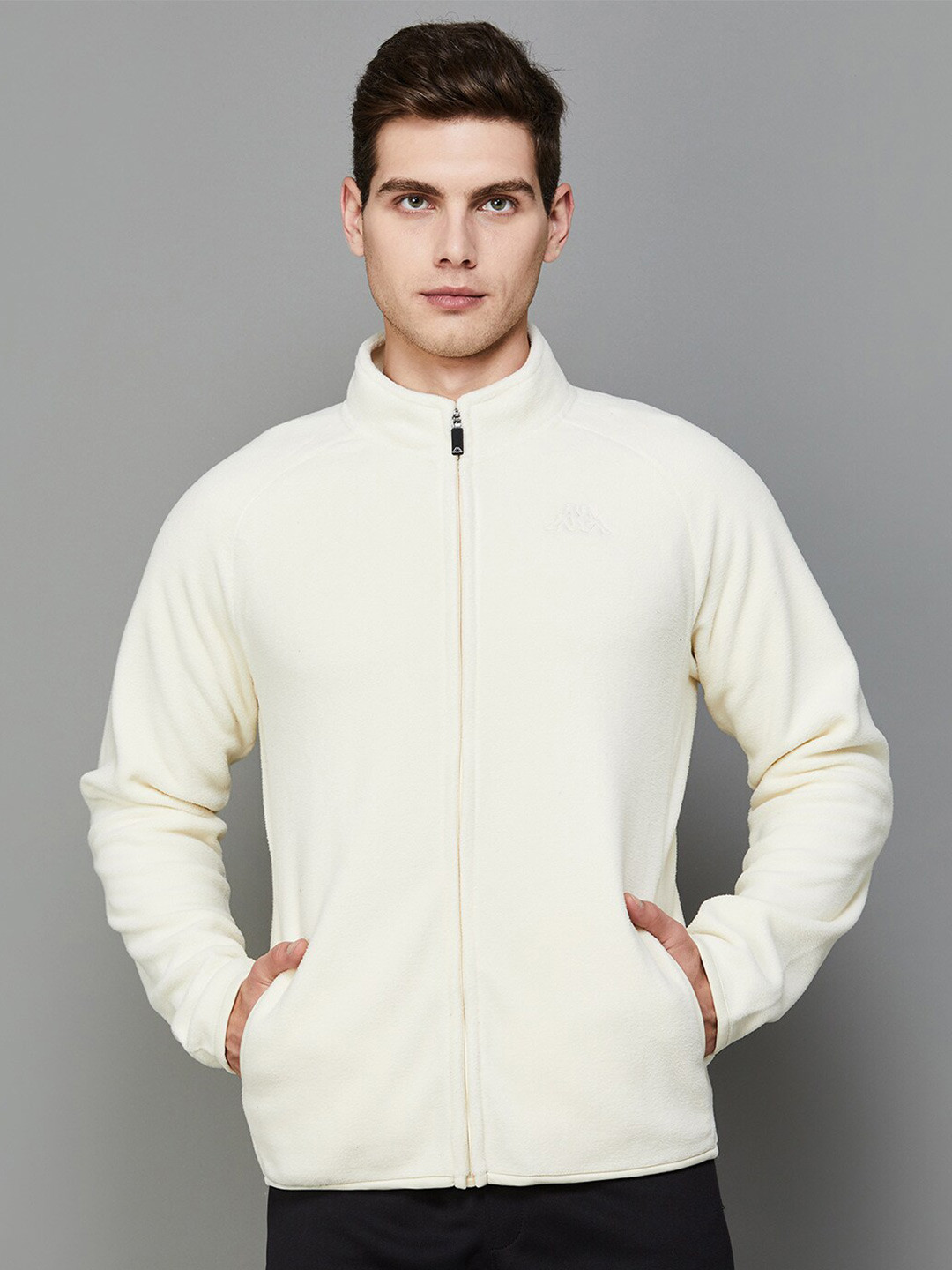 Buy Kappa Mock Collar Front Open Sweatshirt - Sweatshirts for Men ...