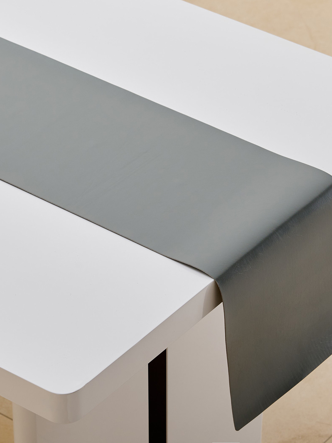 Buy Home Centre Cadenza Bernina Grey PVC Table Runner - Runners for ...