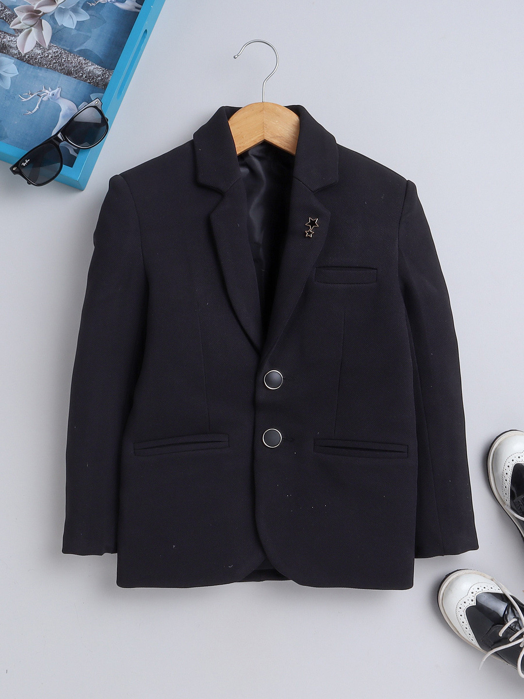 Buy BAESD Boys Single Breasted Notched Lapel Blazers - Blazers for Boys 25563628 | Myntra