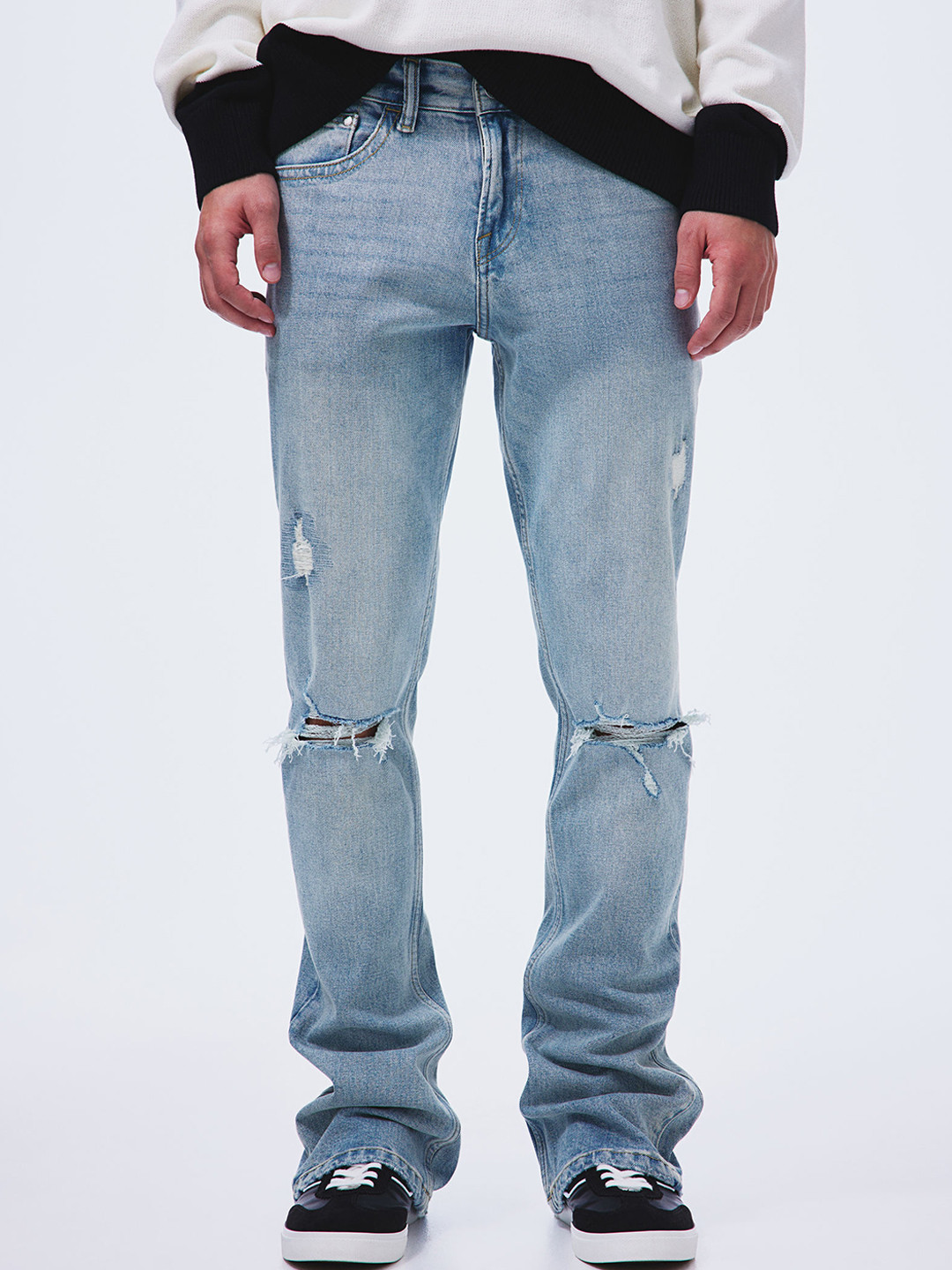 Buy H&M Men Flared Slim Jeans - Jeans for Men 25566128 | Myntra