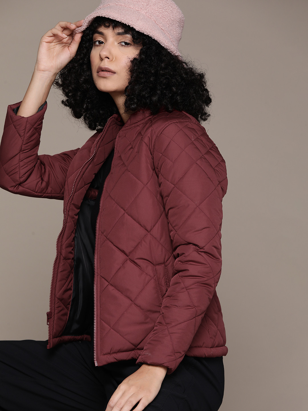 Buy Roadster Windcheater Quilted Jacket - Jackets for Women 25568228 ...