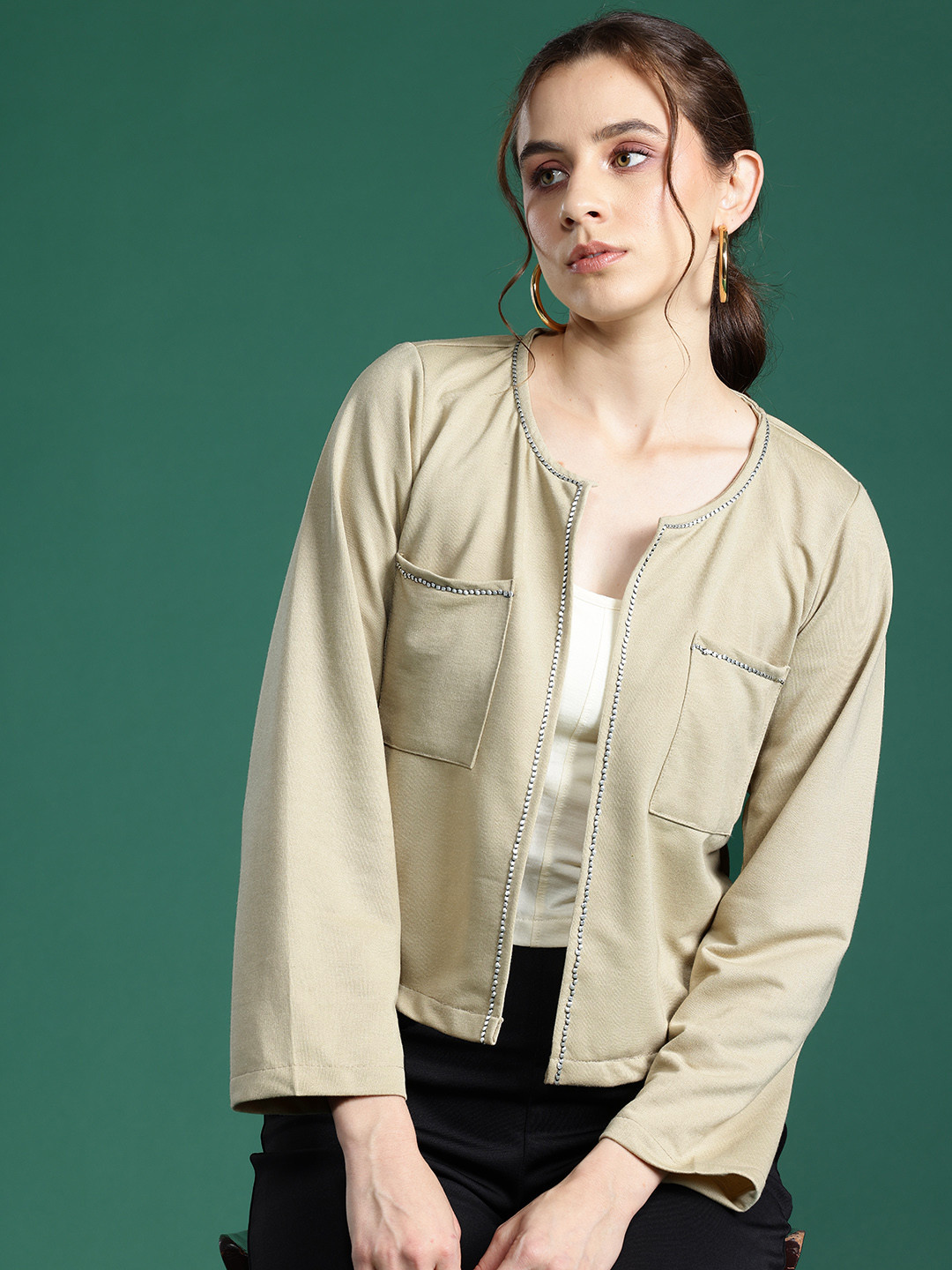 Buy DressBerry Women Lightweight Open Front Jacket - Jackets for Women ...