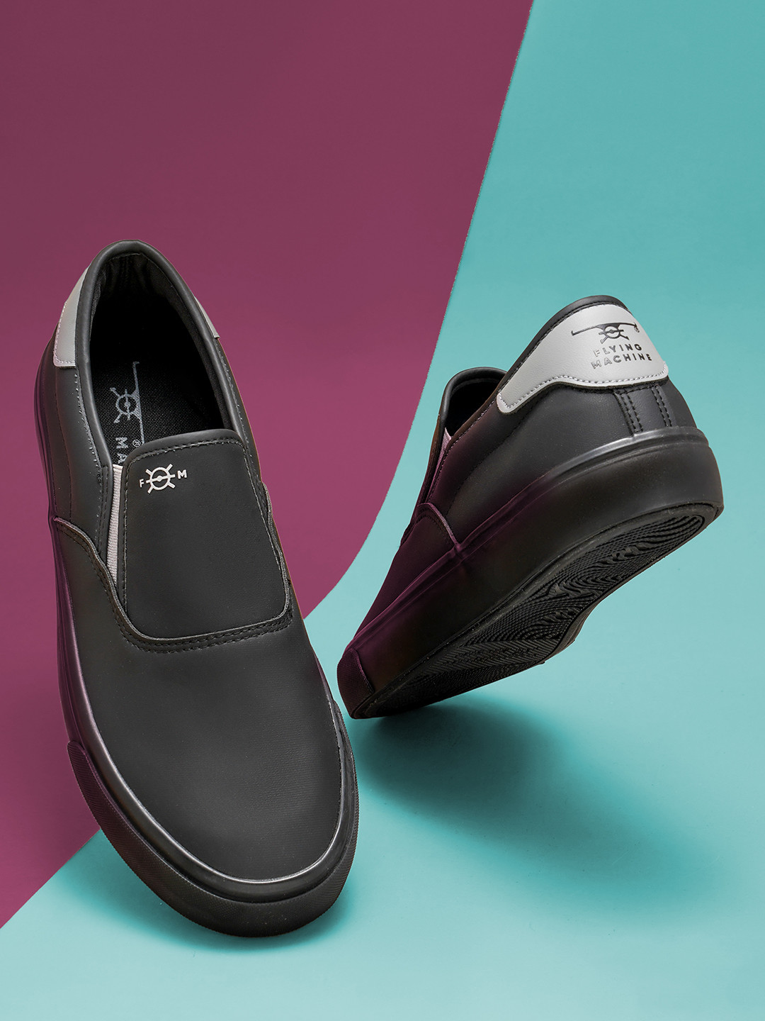 Buy Flying Machine Men KILIAN 4.0 Comfort Insole Basics Slip On ...