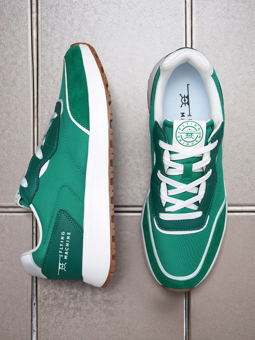 Buy Flying Machine Men NATHAN Textured Comfort Insole Contrast Sole ...