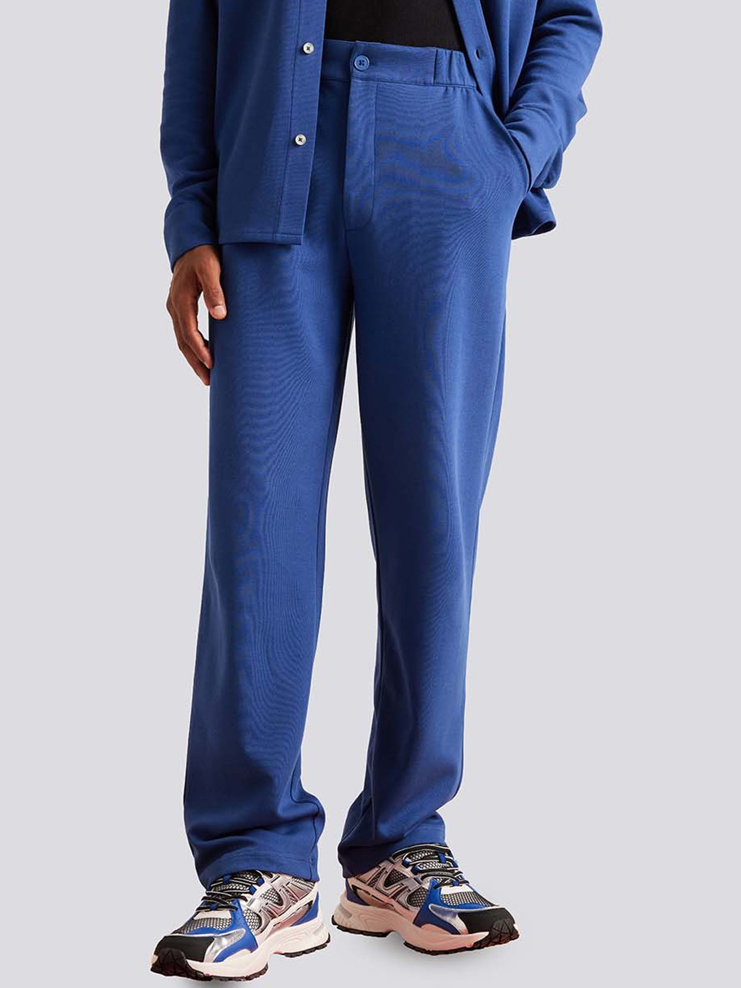 Buy Muvazo Men Solid Trousers - Trousers for Men 25583714 | Myntra