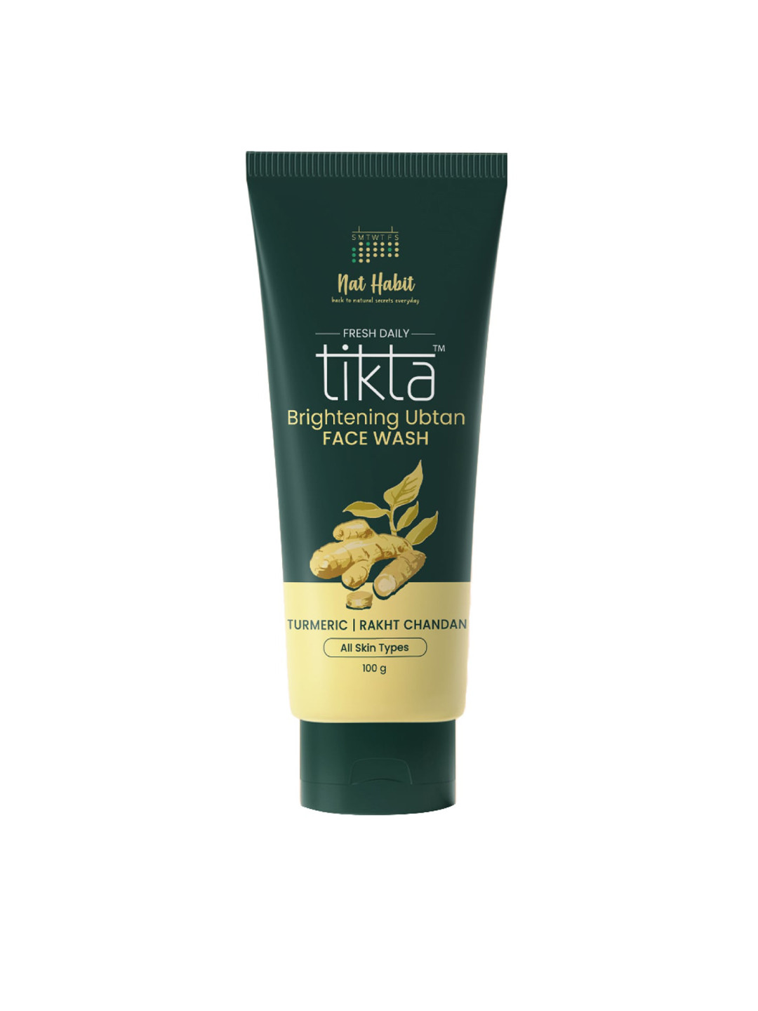 Buy Nat Habit Tikta Fresh Daily Brightening Ubtan Face Wash 100g - Face ...