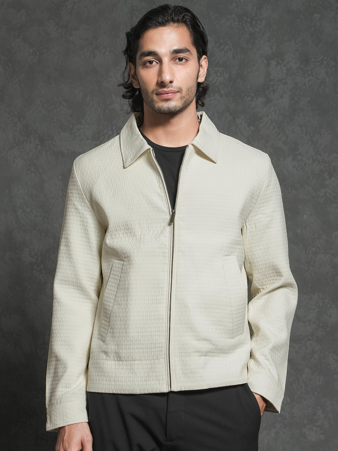 Buy RARE RABBIT Men Harbin Tailored Fit Spread Collar Jacket - Jackets ...