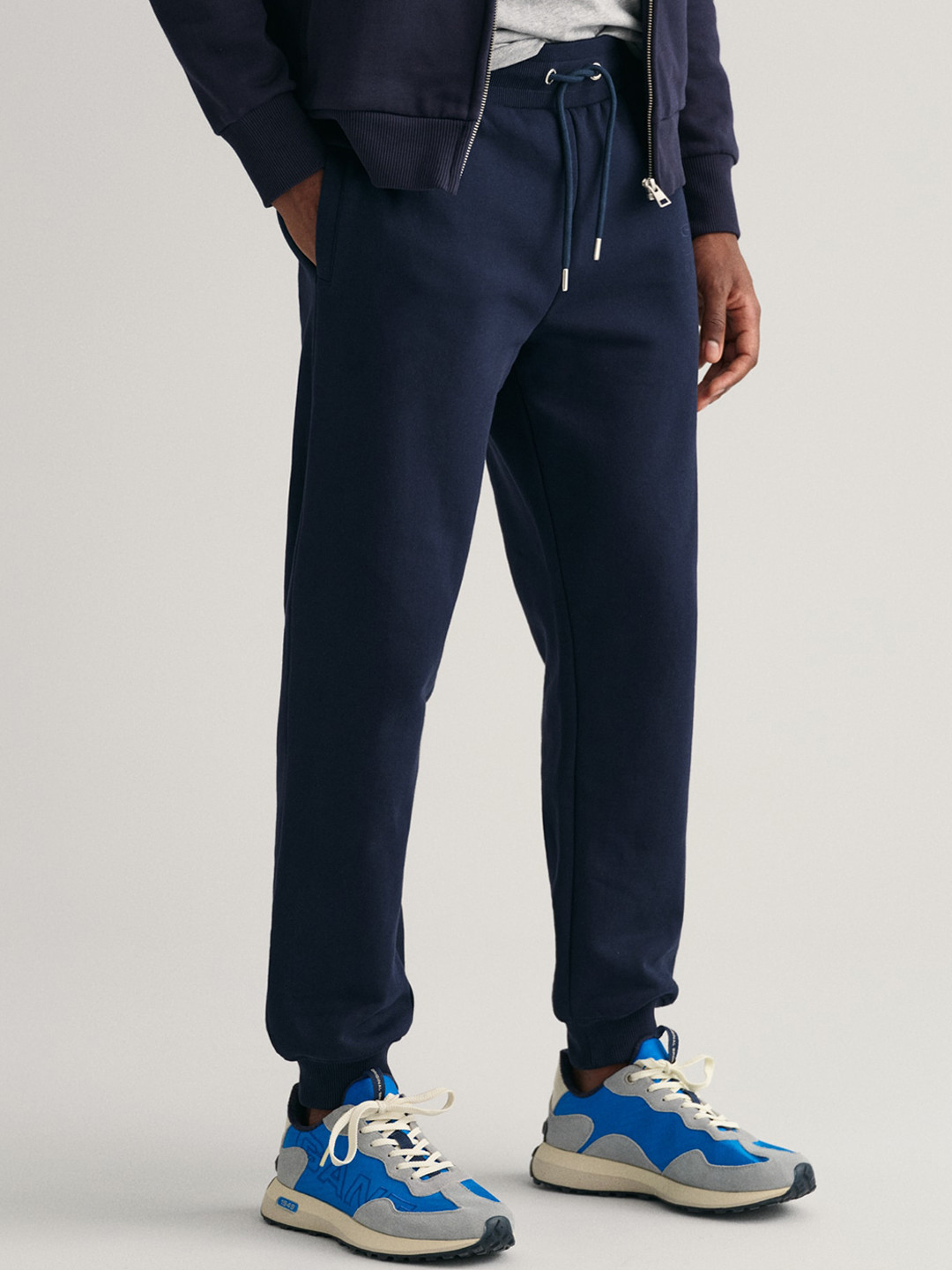 Buy GANT Men Pure Cotton Regular Fit Joggers - Track Pants for Men ...