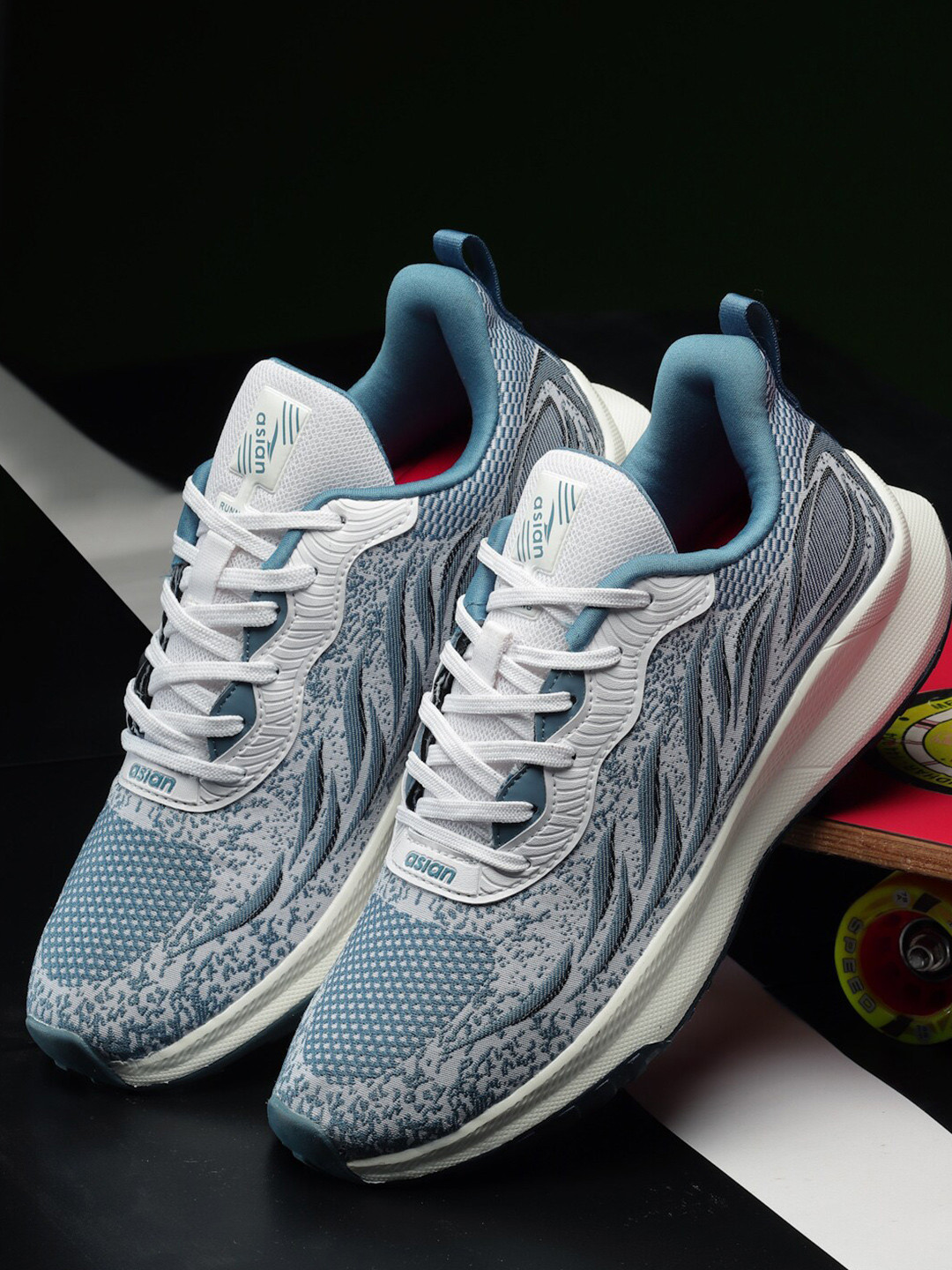 Buy ASIAN Men AIRWEAVE 04 Textile Running Shoes - Sports Shoes for Men ...