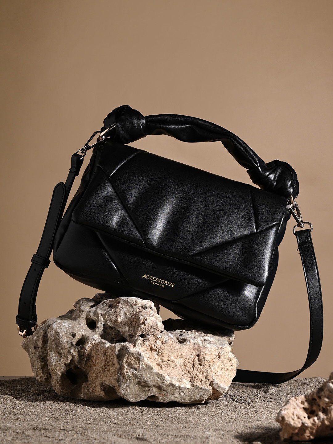 Buy Accessorize Structured Handheld Bag With Quilted - Handbags for ...