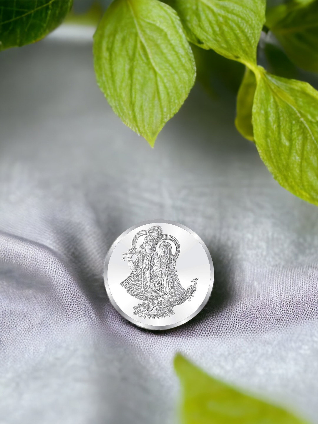 Buy Taraash Radha Krishna 999 Silver Coin 10g - Silver Coins for Unisex ...