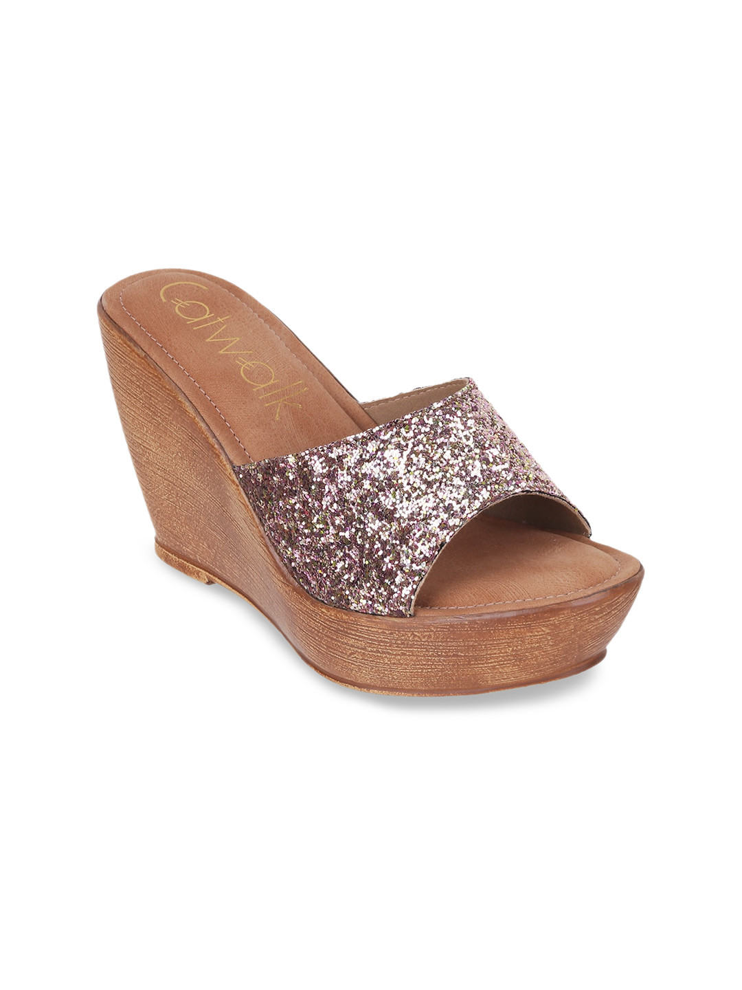 Buy Catwalk Embellished Open Toe Wedge Heels - Heels for Women 25603460 ...