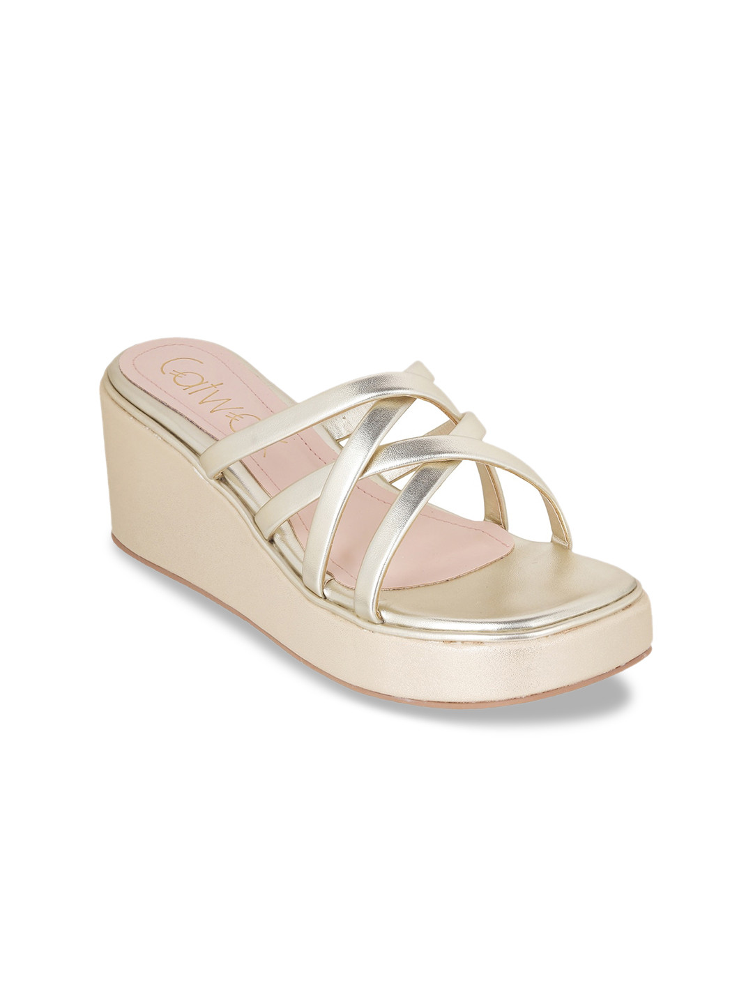 Buy Catwalk Strappy Open Toe Wedges - Heels for Women 25603570 | Myntra