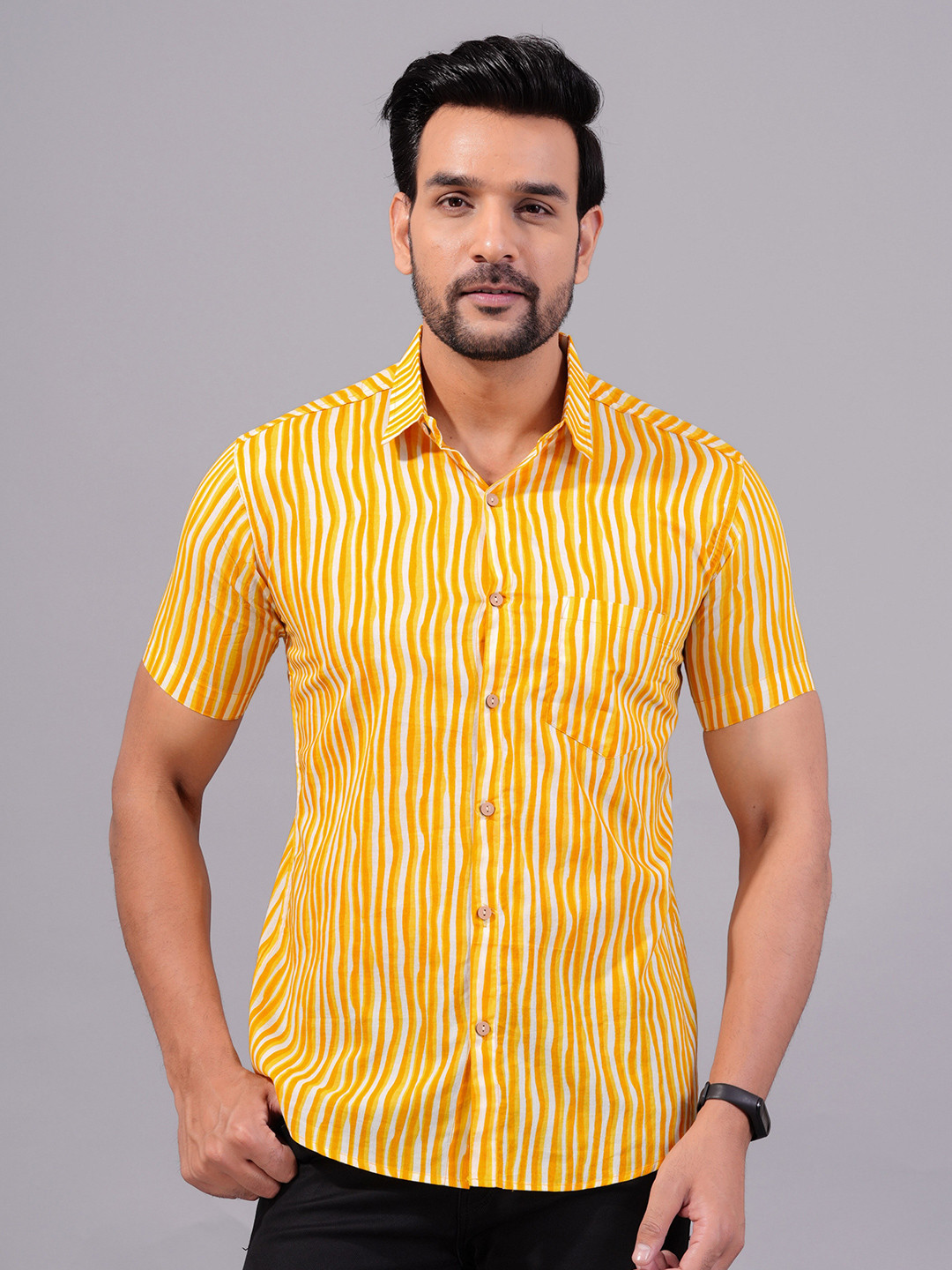 Buy JAIPURI COLLECTION Abstract Printed Cotton Standard Opaque Casual ...
