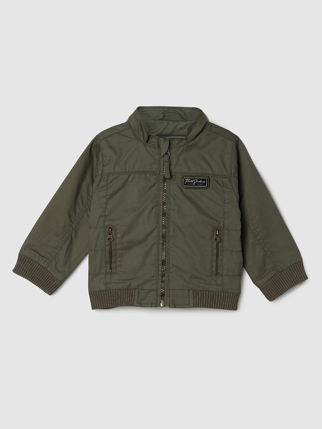 Buy Max Infant Boys Cotton Mock Collar Tailored Jacket - Jackets for ...