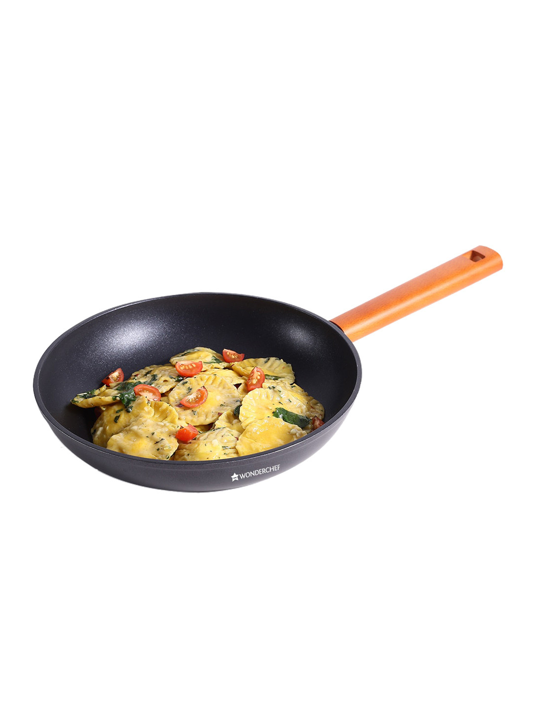 Buy Wonderchef Ceaser Black Aluminum Induction Base Fry Pan 20 Cm - Pan ...