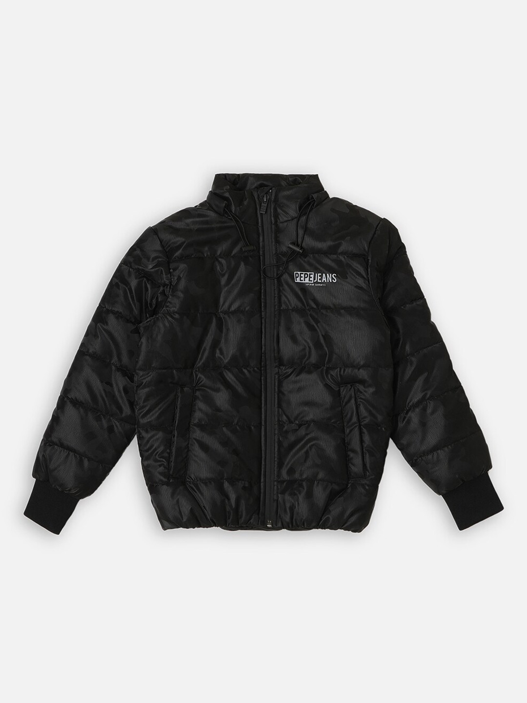Buy Pepe Jeans Boys Mock Collar Puffer Jacket - Jackets for Boys ...