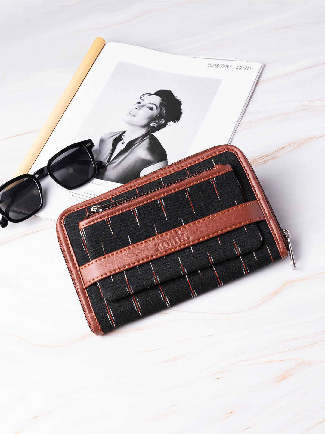 Buy ZOUK Women Printed Zip Around Wallet - Wallets for Women 25625286 ...