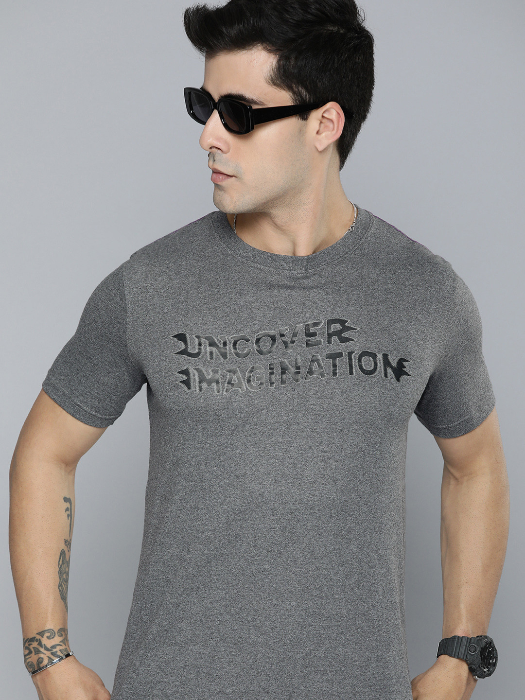 Buy R.Code By The Roadster Life Co. Men Typography Printed T Shirt ...