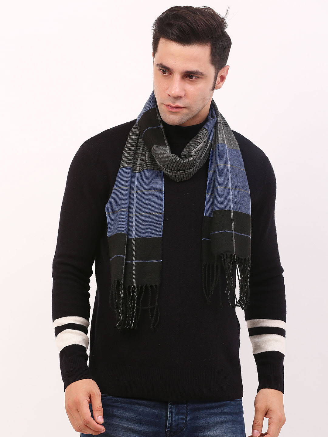 Buy Calvadoss Checked Premium Acrylic Muffler - Mufflers for Men ...