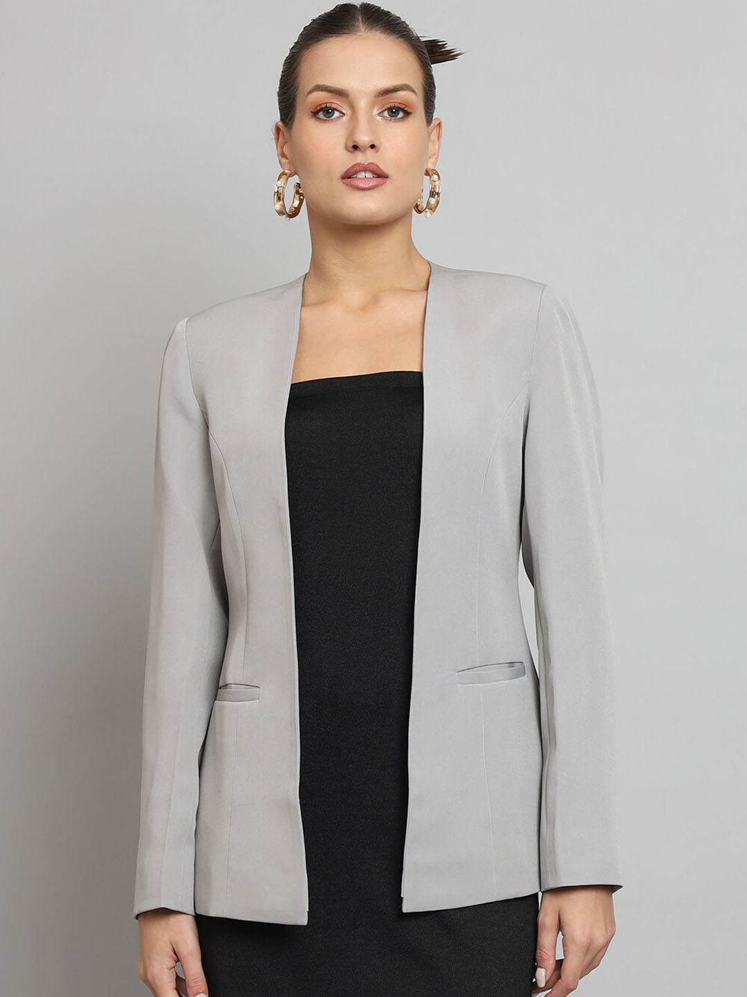 Buy PowerSutra Open Front Formal Blazer - Blazers for Women 25639236 ...