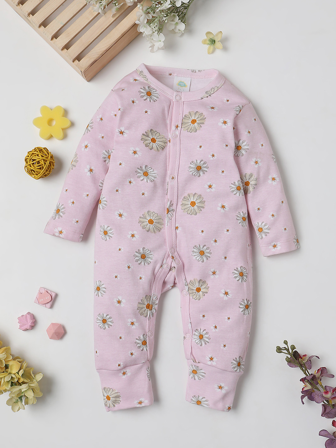 Buy Fancy Fluff Printed Cotton Rompers - Rompers for Girls 25641040 ...