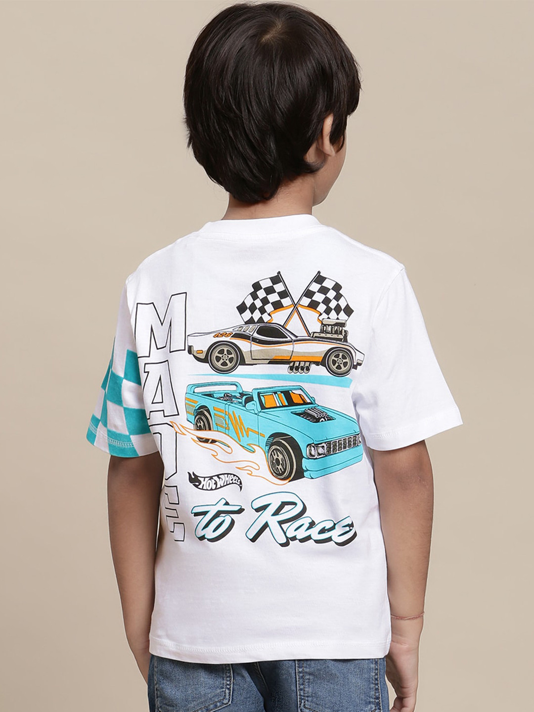 Buy Kids Ville Boys Graphic Printed Pure Cotton Casual Tshirt - Tshirts ...
