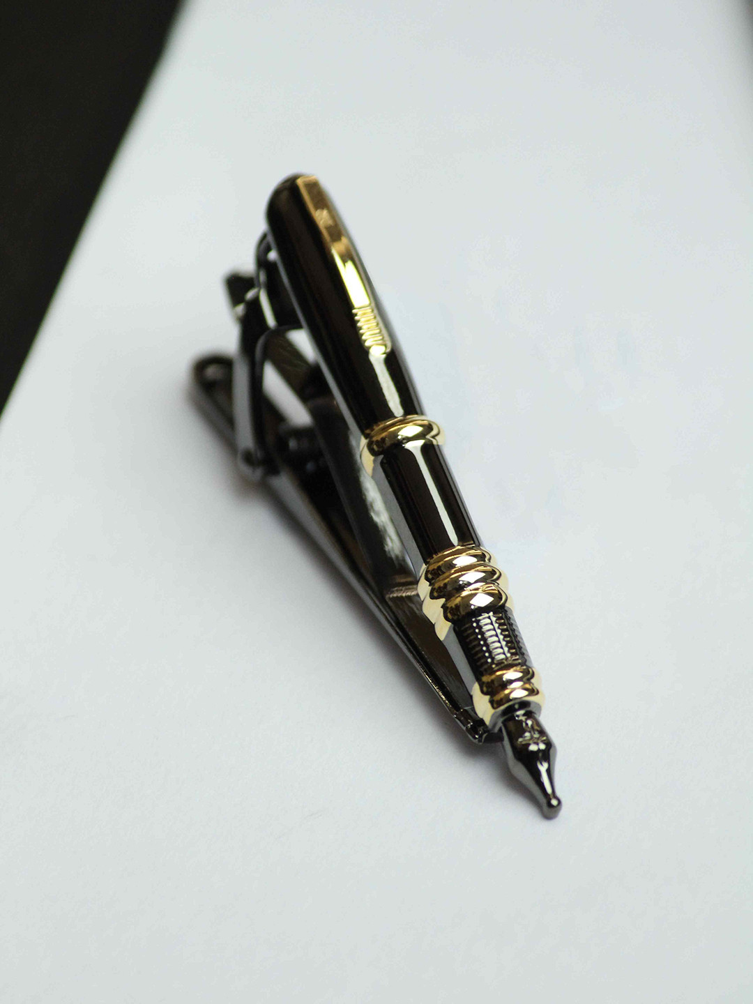 Buy Tossido Men Brass Fountain Pen Design Tie Pin - Brooch for Men ...