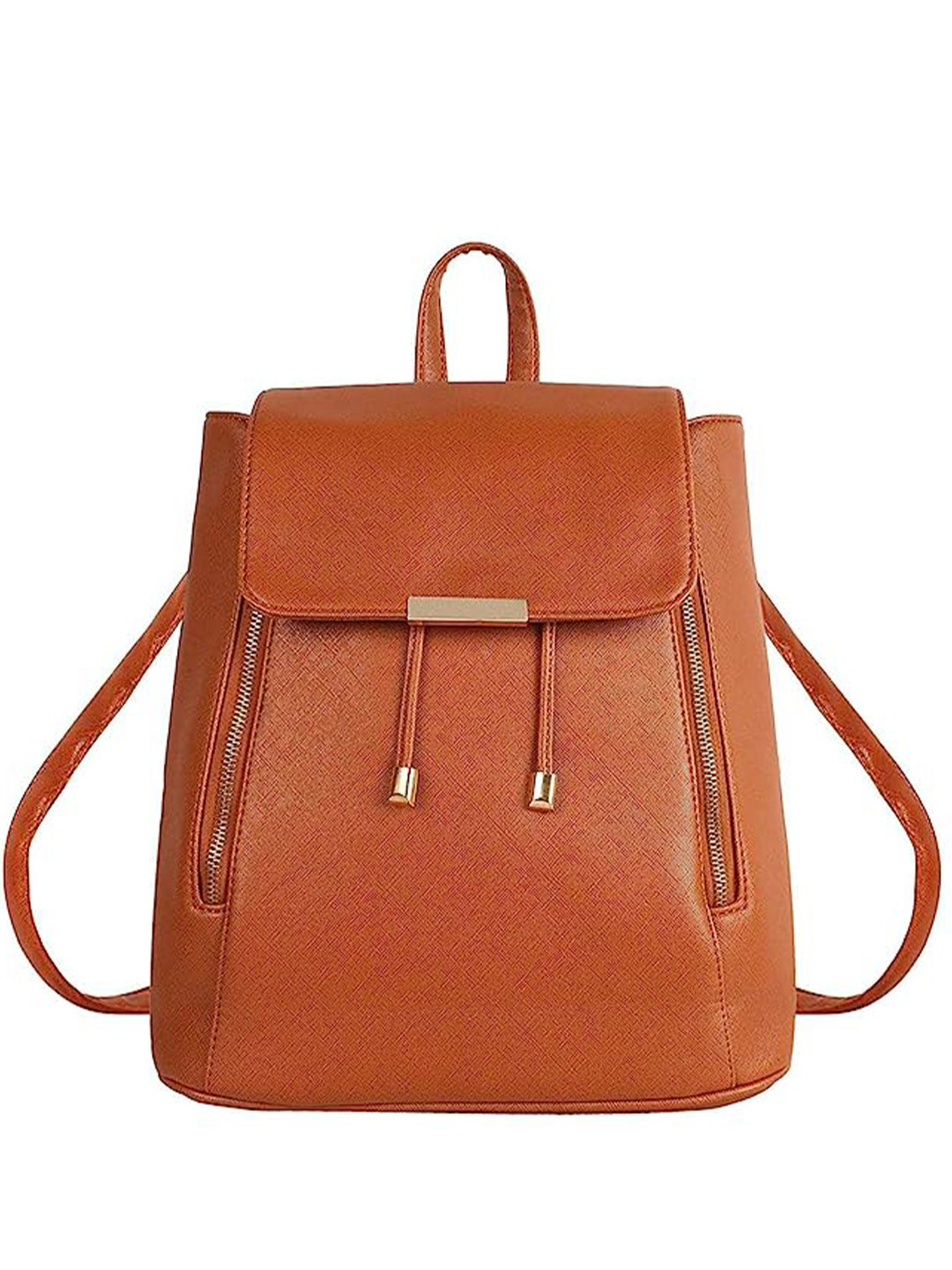 Buy Mast & Harbour Tan Women Tan Tie Up Detail Backpack Up To 15 Inch ...
