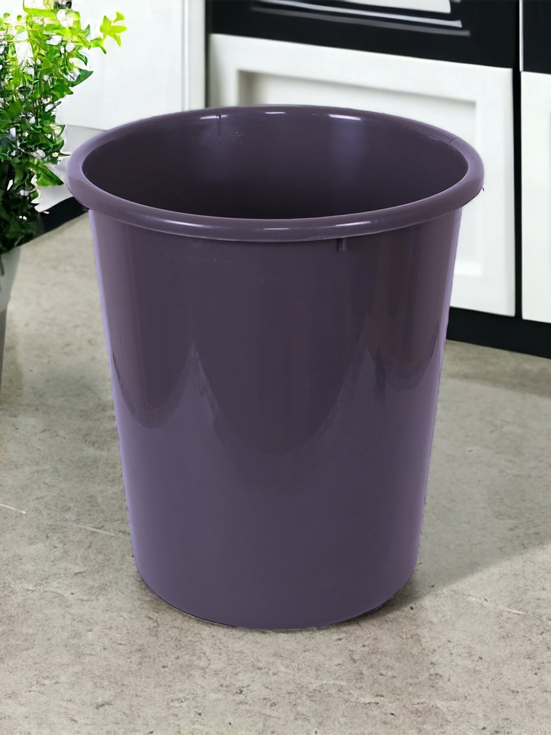 Buy Kuber Industries Grey Garbage Open Dustbin 13 L Each - Bins for ...