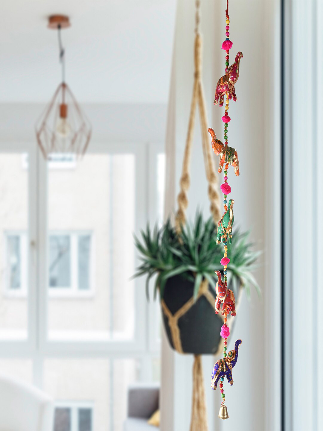 Buy Kuber Industries Red & Green Rajasthani Traditional Wall Hanging ...