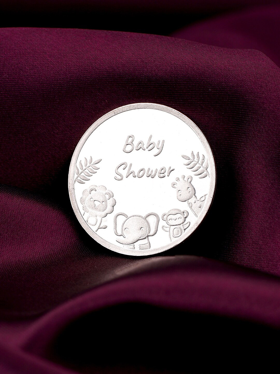 Buy GIVA Baby Shower 999 Sterling Silver Coin 10gm - Silver Coins for ...