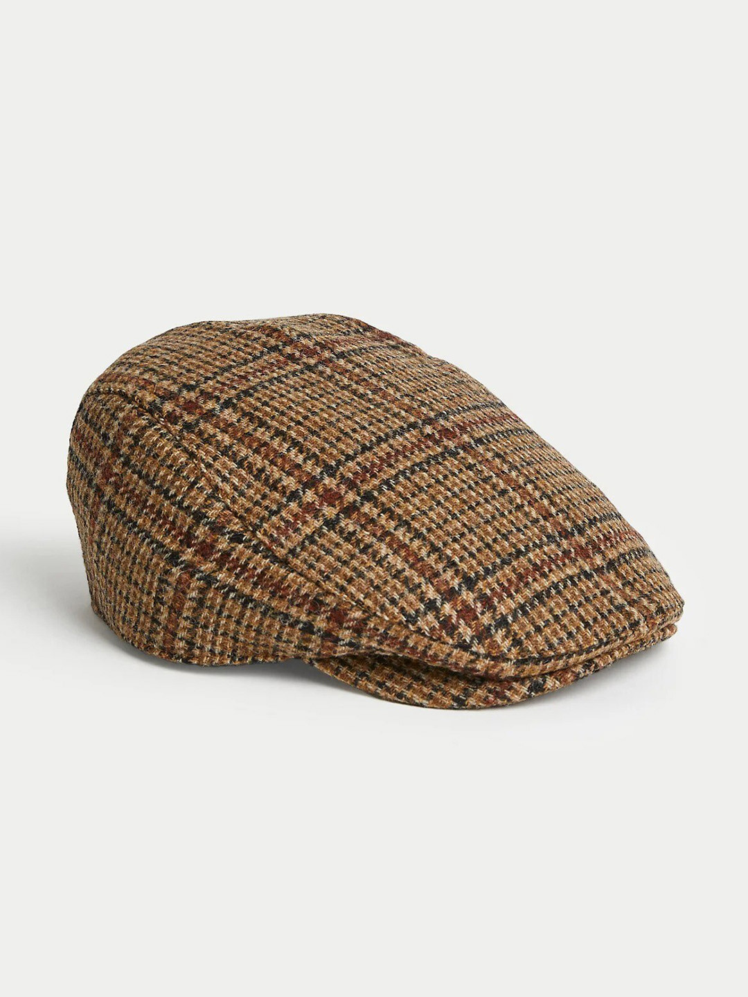 Buy Marks & Spencer Men Checked Woolen Ascot Cap - Caps for Men ...