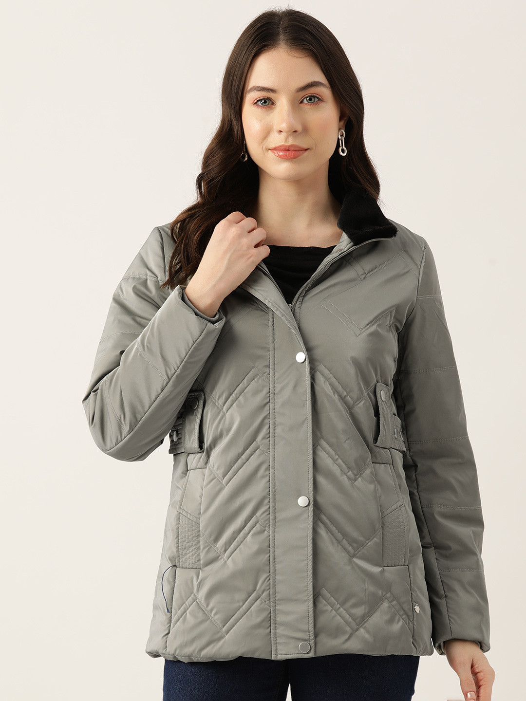 Buy Monte Carlo Regular Fit Quilted Jacket - Jackets for Women 25706092 ...