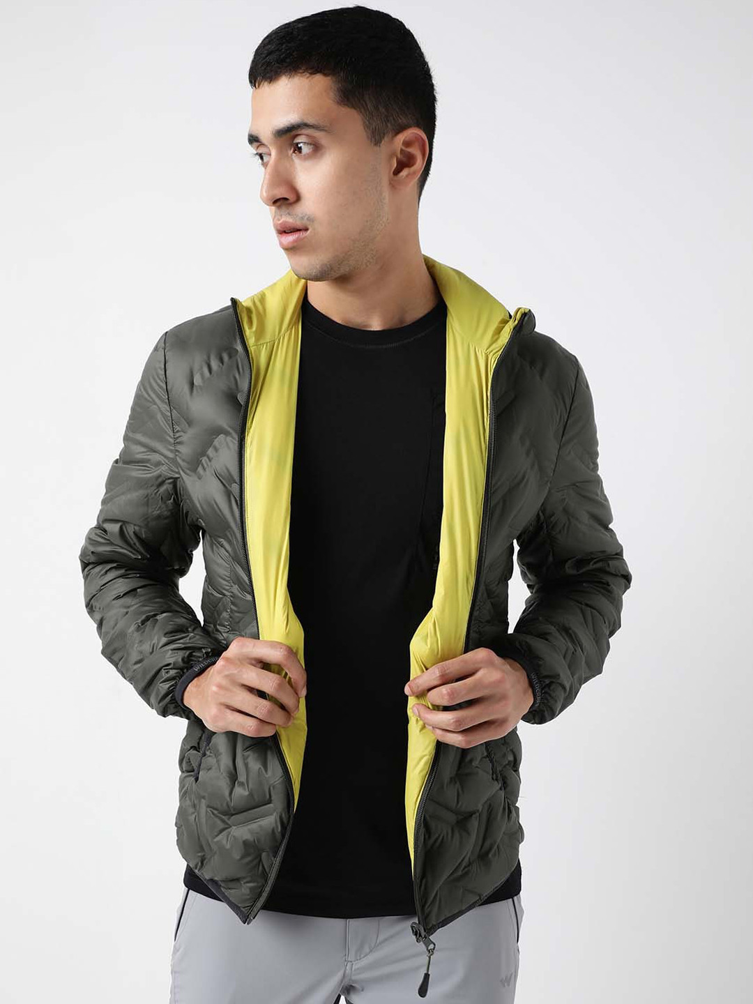 Buy Wildcraft Men Olive Green Camouflage Insulator Puffer Jacket - Jackets for Men 25708416 | Myntra